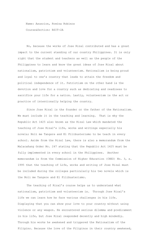 01LAB Asuncion Rowina - Name: Rowina R. Asuncion Course Section: BSIT ...