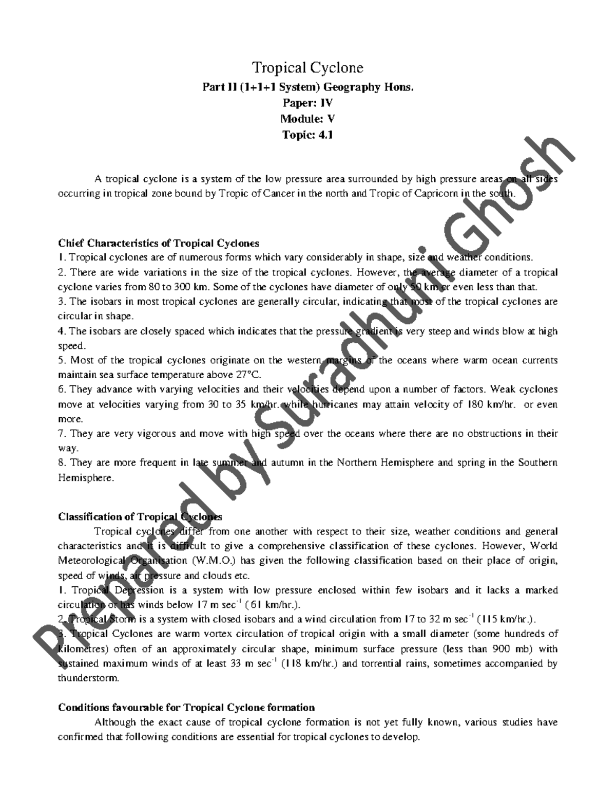 Tropical cyclone - Tropical Cyclone Part II (1+1+1 System) Geography ...
