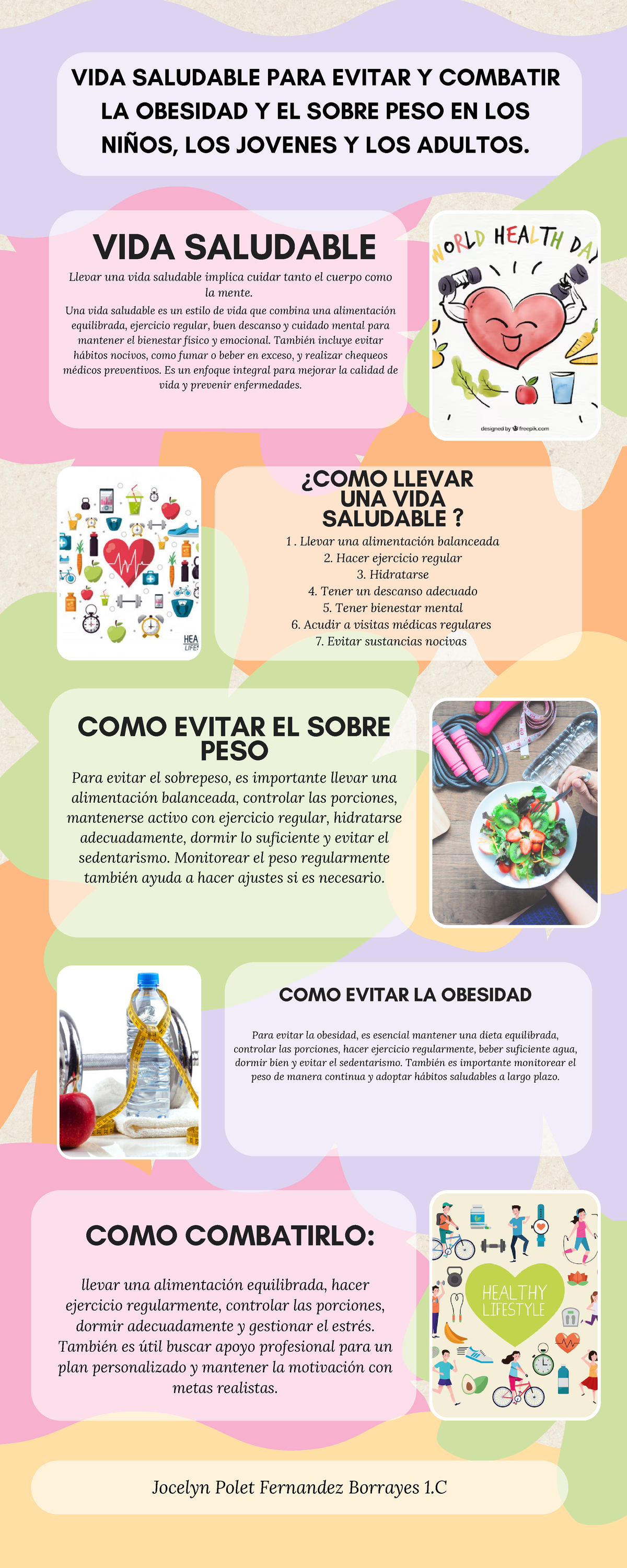 Infografía consejos de creatividad orgánico floral rosa - VIDA ...