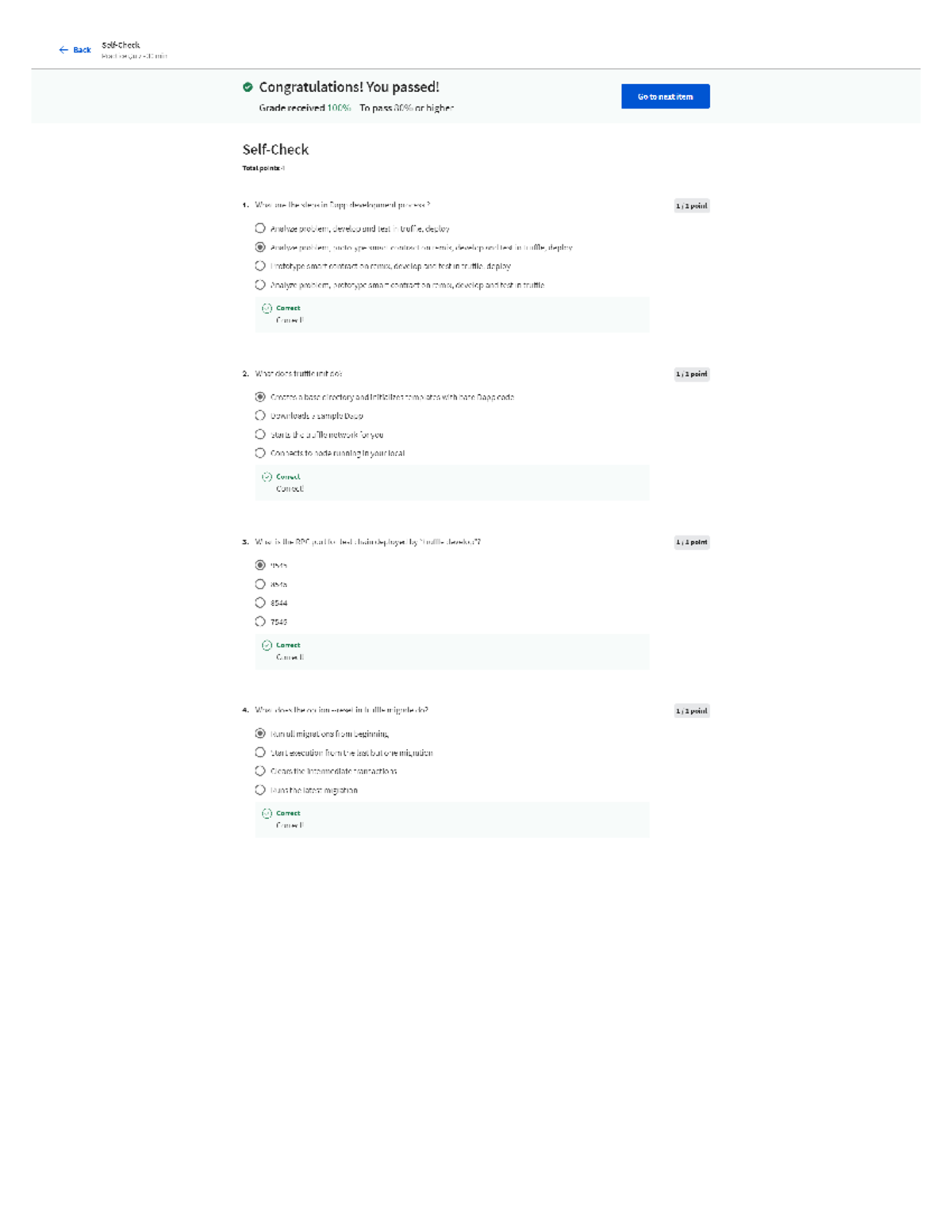 Quiz Truffle IDE - QUIZ SEMANA 3 - ISC Blockchain - Studocu