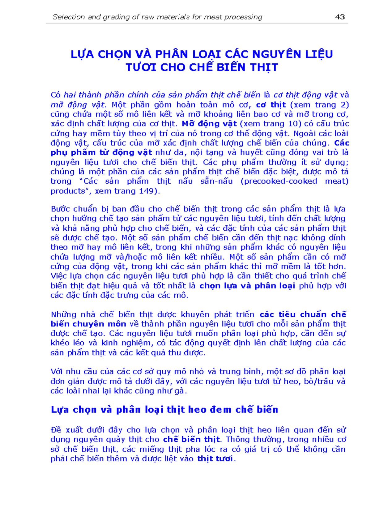 5 Chon lua va phan loai nguyen lieu che bien - LỰA CHỌN VÀ PHÂN LOẠI ...