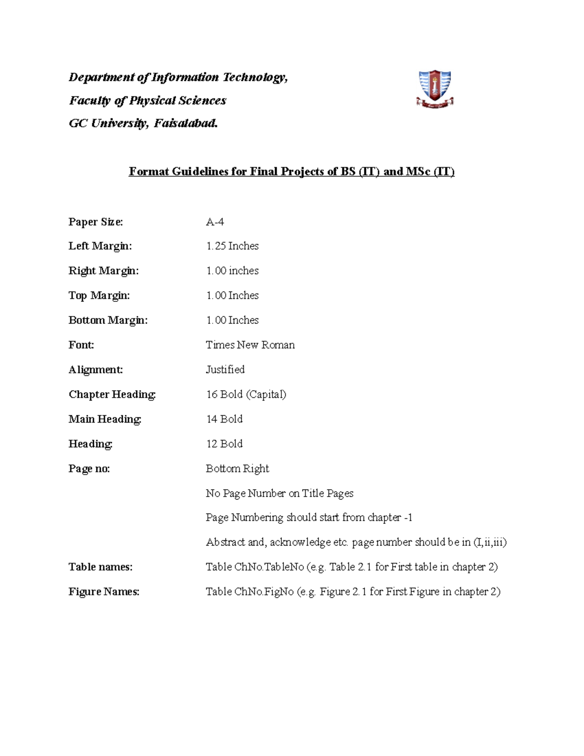 Format Guidelines - done - Department of Information Technology ...