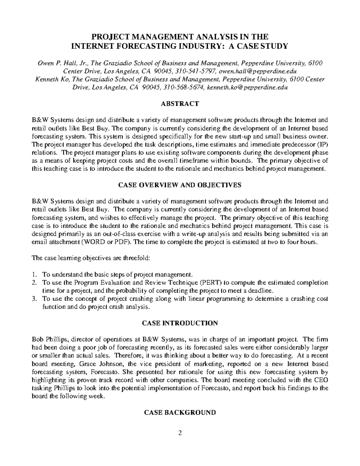 Case Study Assignment - Cgms 450 - Toronto Met - Studocu