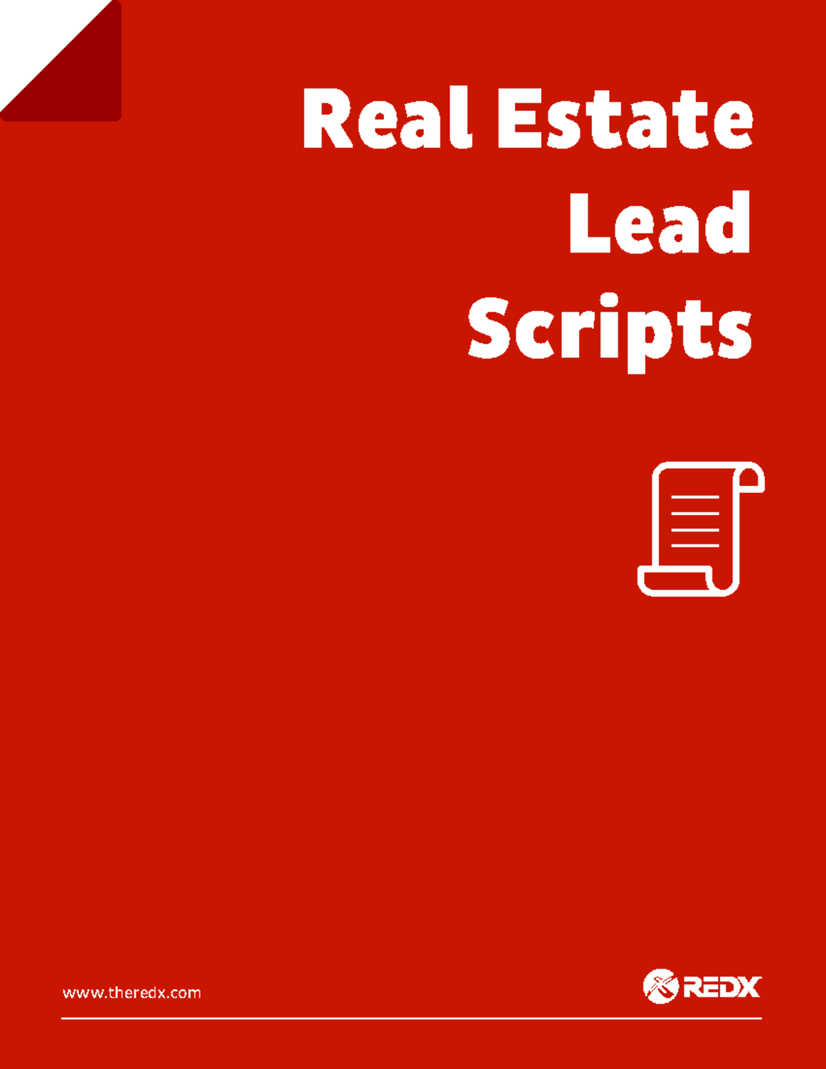 Real Estate Lead Scripts Ebook - theredx Real Estate Lead Scripts ...