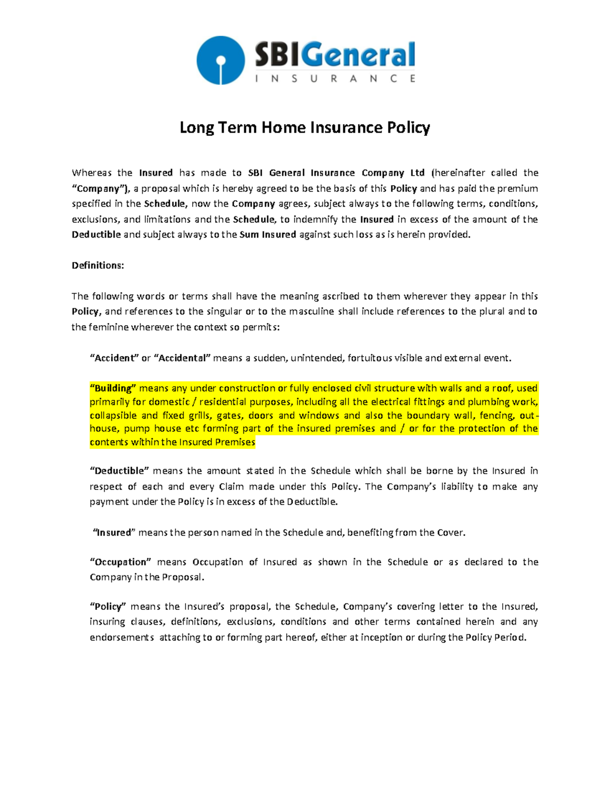 66 Long Term Home Insurance Policy - Long Term Home Insurance Policy ...