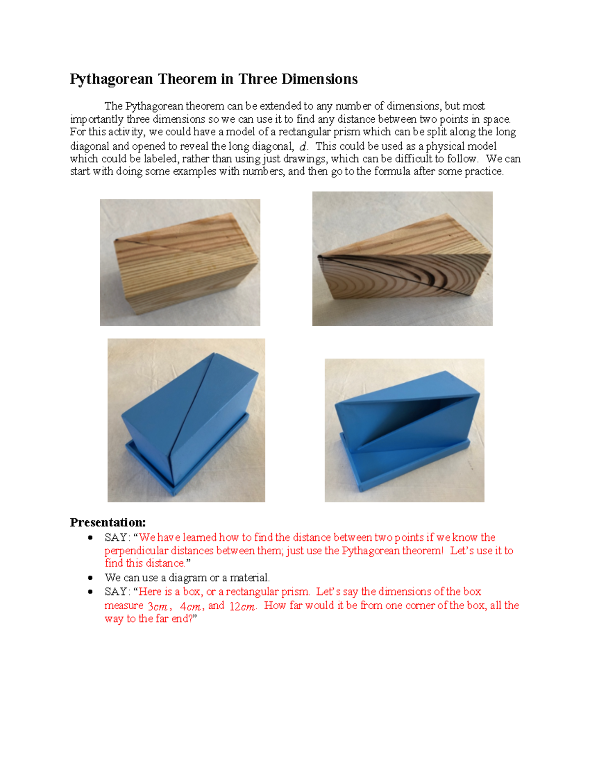 Pythagorean+Theorem+in+Three+Dimensions - Pythagorean Theorem in Three ...