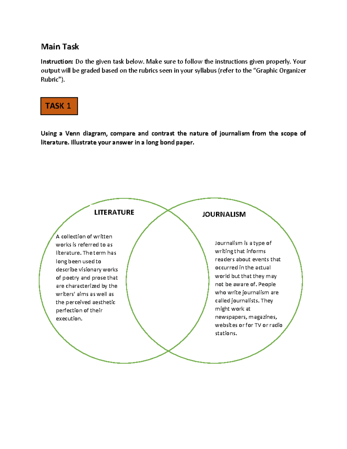 Main Task 1 - Dan boy - Main Task Instruction: Do the given task below ...