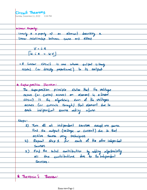 Ohms Laws Notes - Basic Laws in Circuits Monday, October 3, 2022 3:25 ...