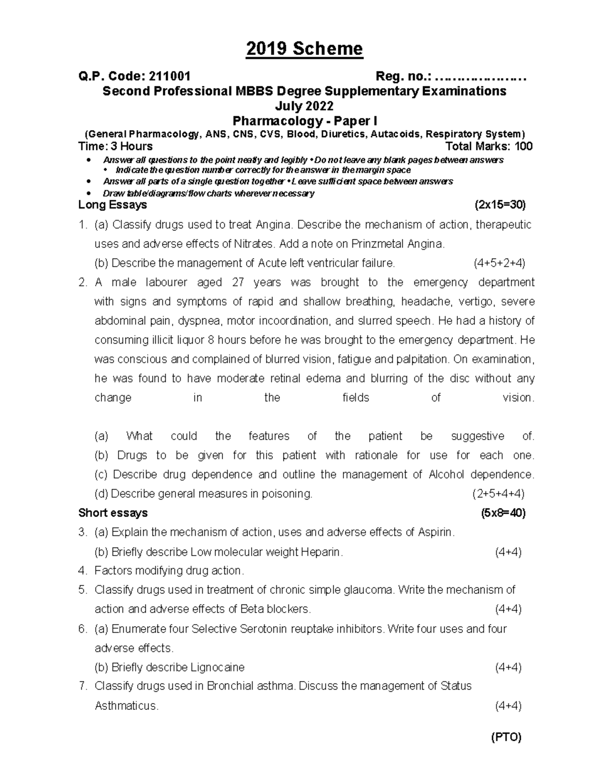 211001 - Summary Bachelor of Computer Applications - 2019 Scheme Q ...