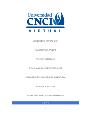 Actividad 1 - Cuadro comparativo - Filosofías de calidad - Universidad CNCI Virtual M12 ...