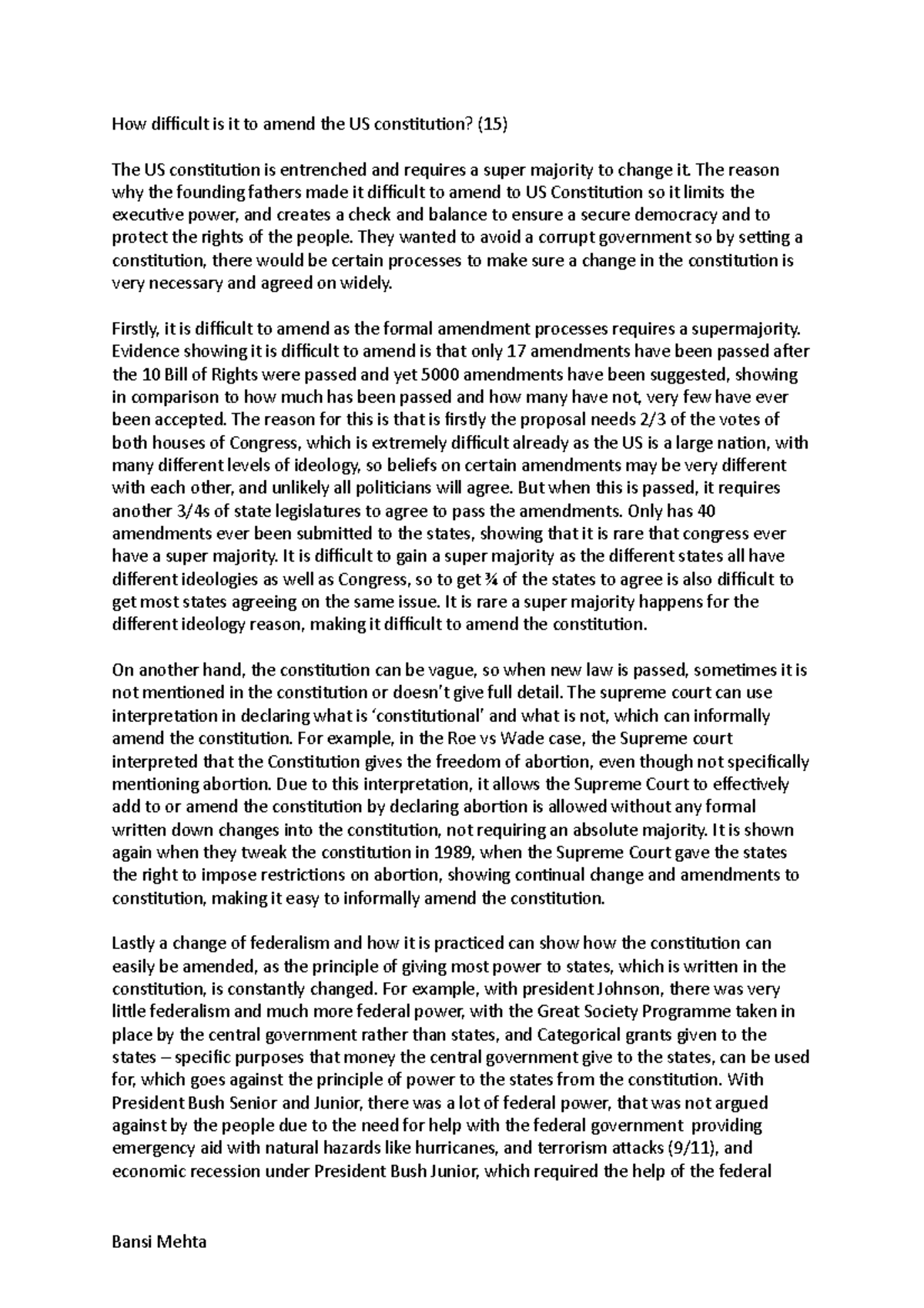 How difficult is it to amend the US constitution - The reason why the ...