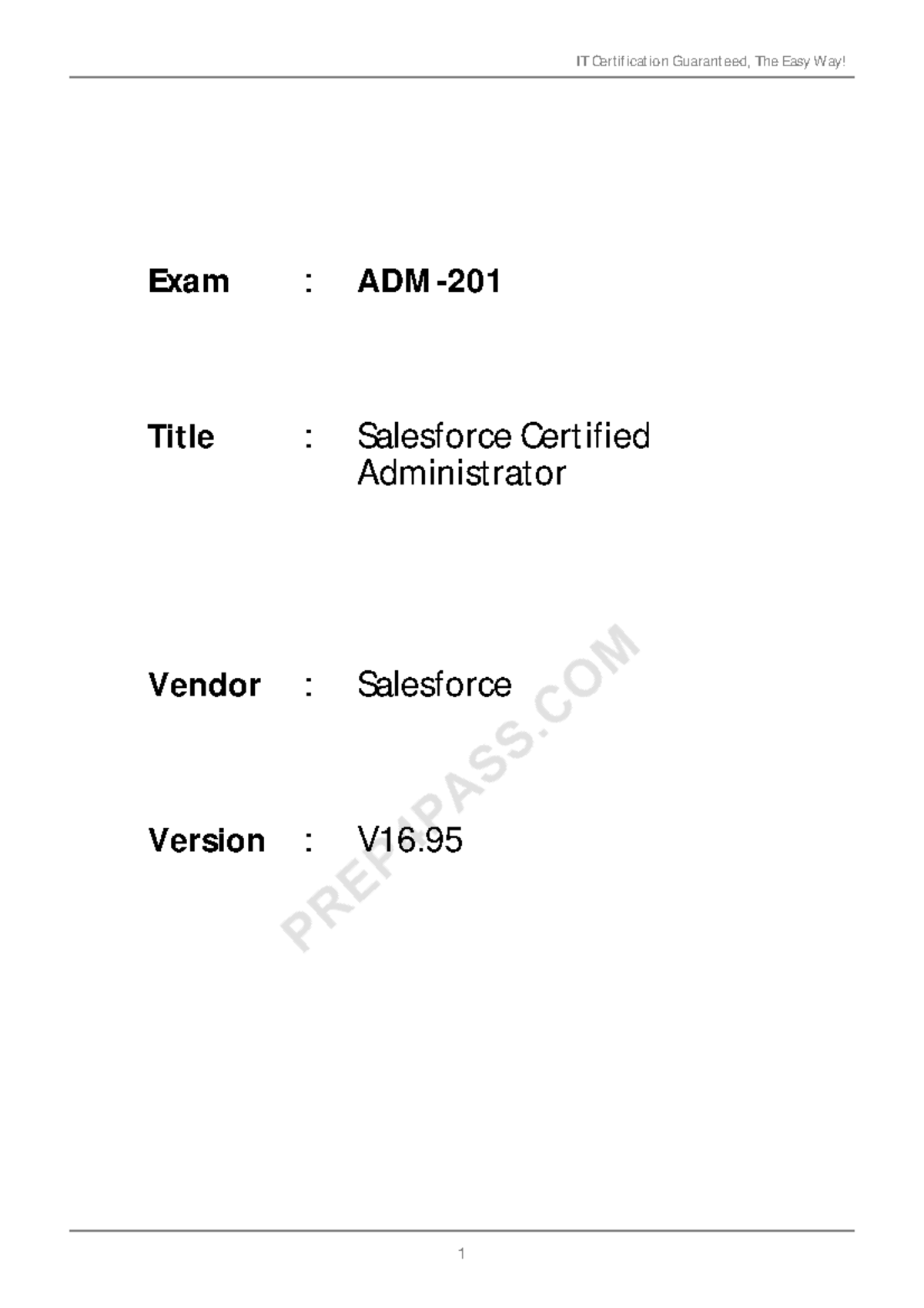 Sf Adm dumps - ufuyuy - Exam : ADM- Title : Salesforce Certified ...