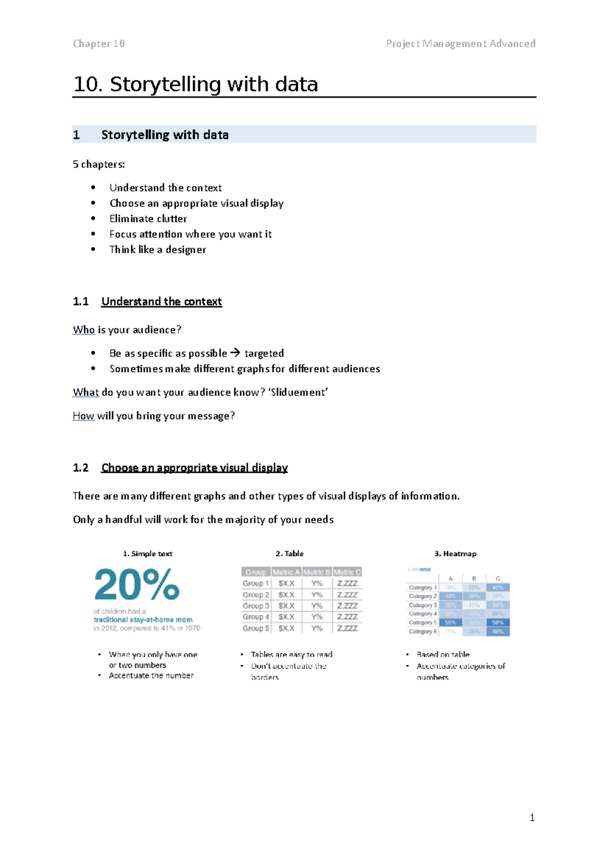 6 storytelling with data - Chapter 10 Project Management Advanced 10 ...
