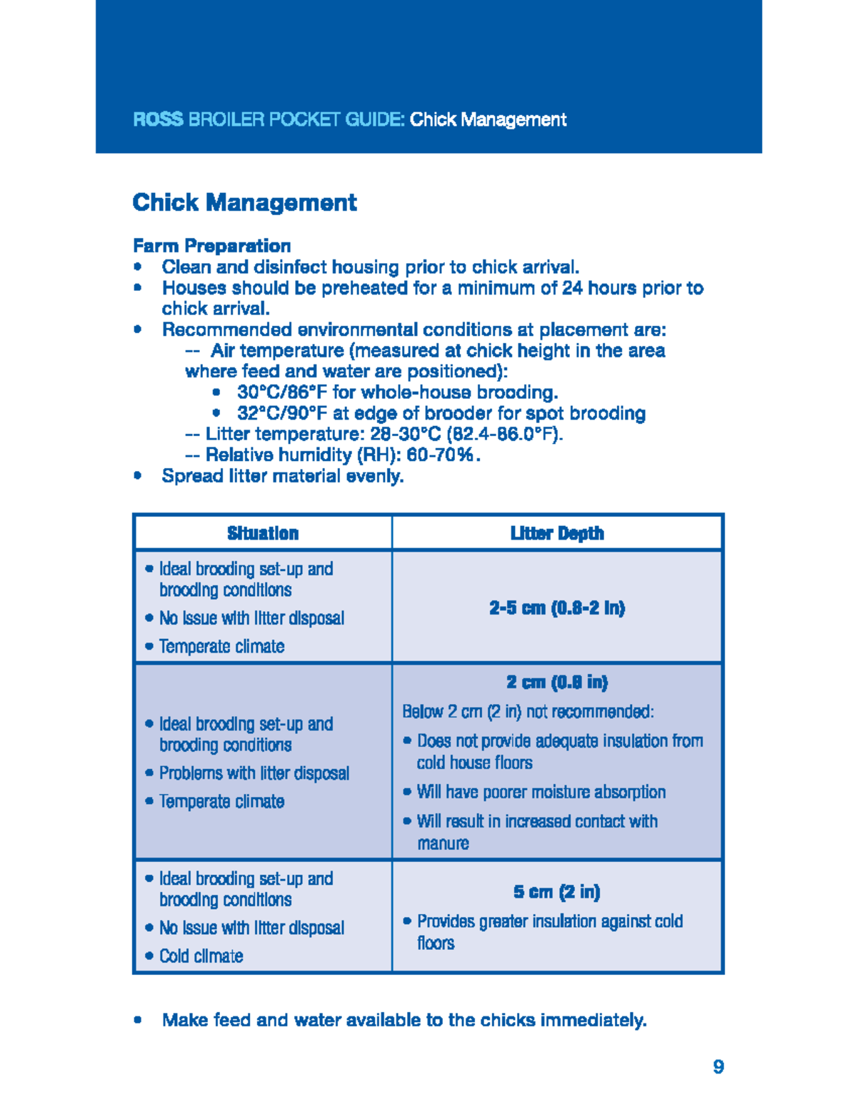 Ross Broiler Pocket guide Chick management - ANIG 2624 - Studocu