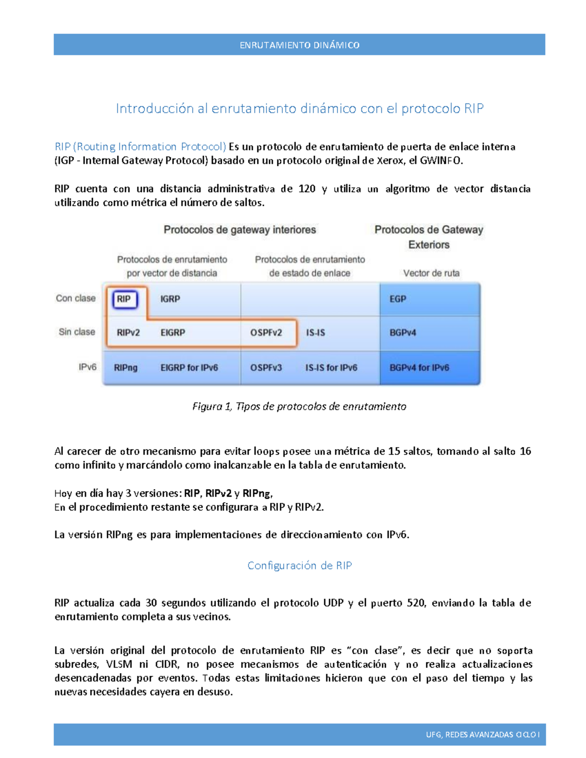 Enrutamiento dinámico Teoria - IntroducciÛn al enrutamiento din·mico con el protocolo RIP RIP ...