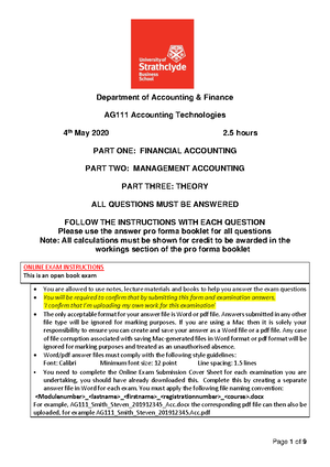 Mc Nails bookkeeping exercise -3 - AG McNails Bookkeeping Practice ...