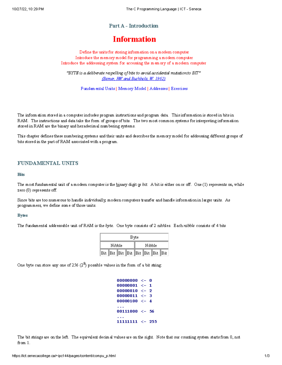 The C Programming Language Ict Information Seneca 10 27 22 10 29 Pm The C Programming