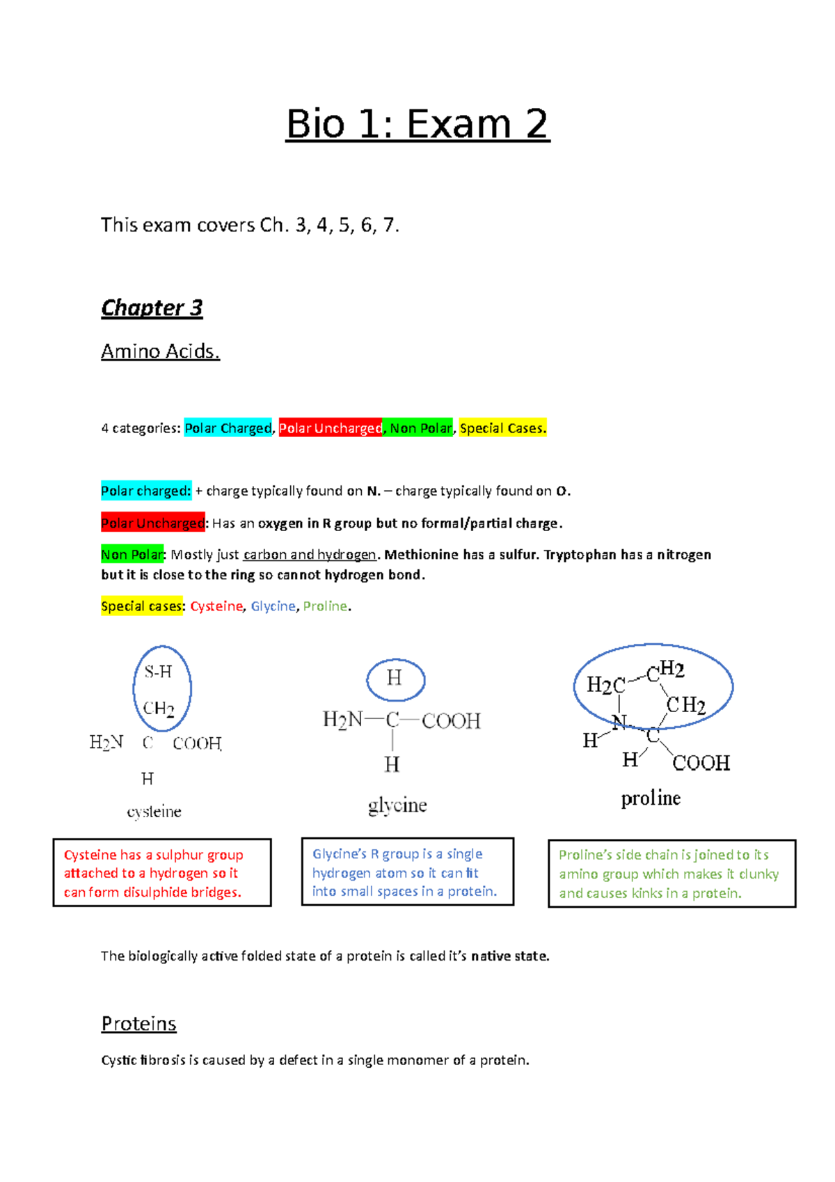 Bio 1 exam 2 notes - Summary General Biology I - Bio 1: Exam 2 This ...
