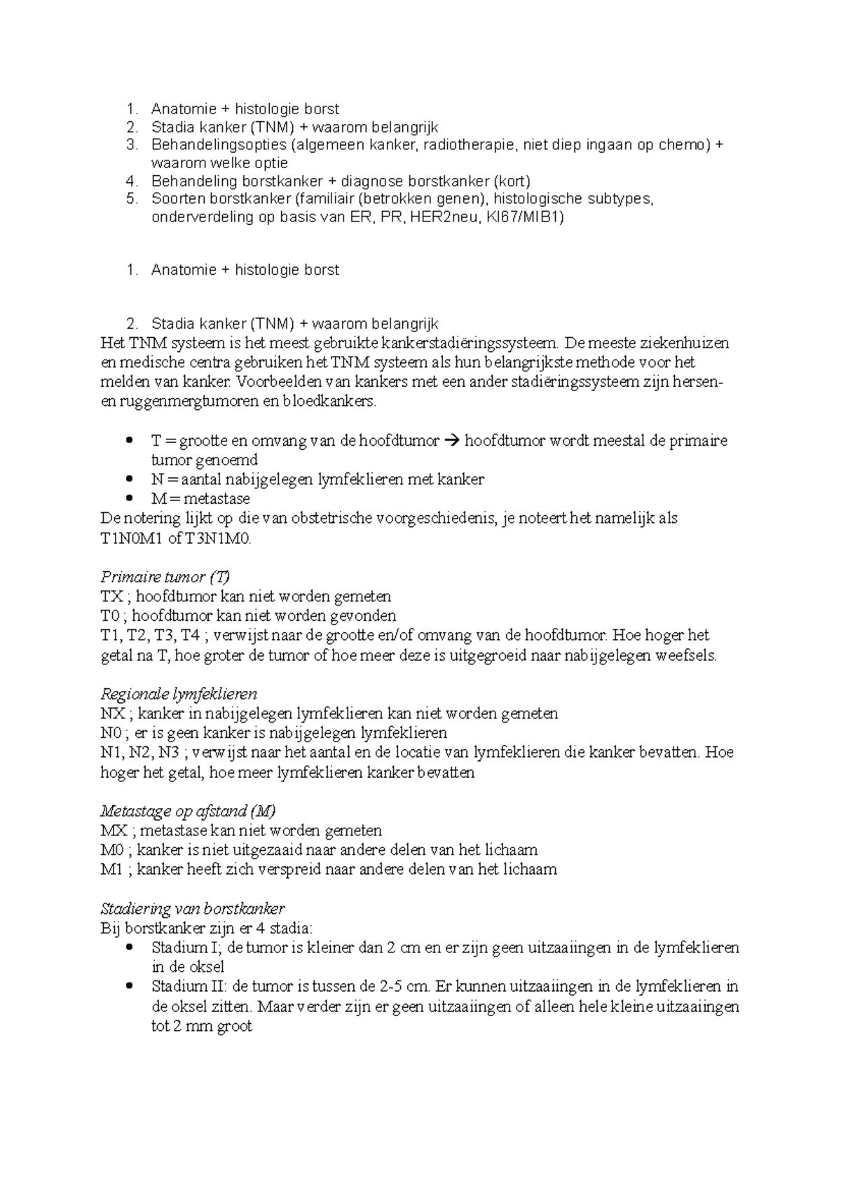 Groei en ontwikkeling casus 12 jaar 2 - Anatomie + histologie borst ...