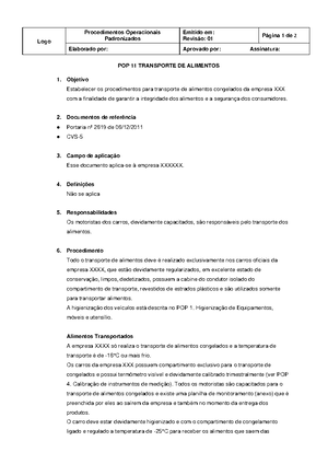 RDC N° 216 Anvisa Agência Nacional de Vigilância Sanitária - Dispõe ...