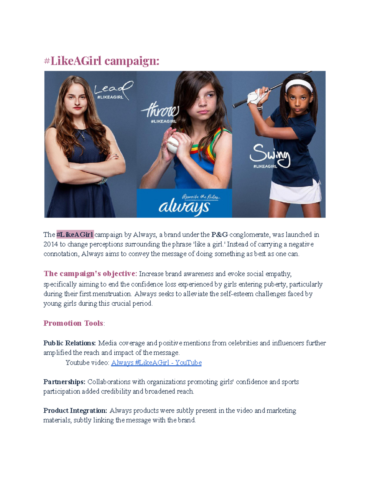 MKT Group 1 - assignment assignemtassignment assignemtassignment ...