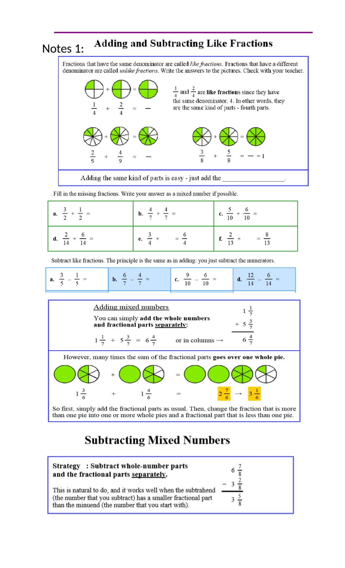 Notes 1 - Math Elementary - Notes 1: - Studocu