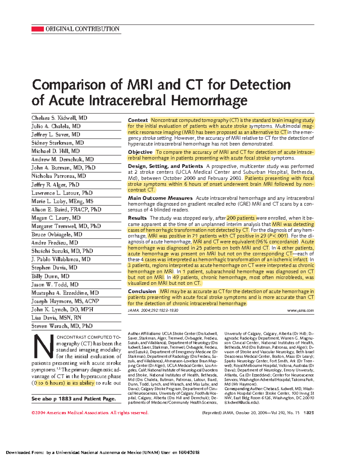 2 MRI Vs CT Class Warning Popup Annotation Has A Missing Or Invalid