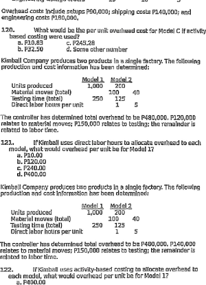 ACC244 2 - Hxjx - Cadott Manufacturing produces three products ...