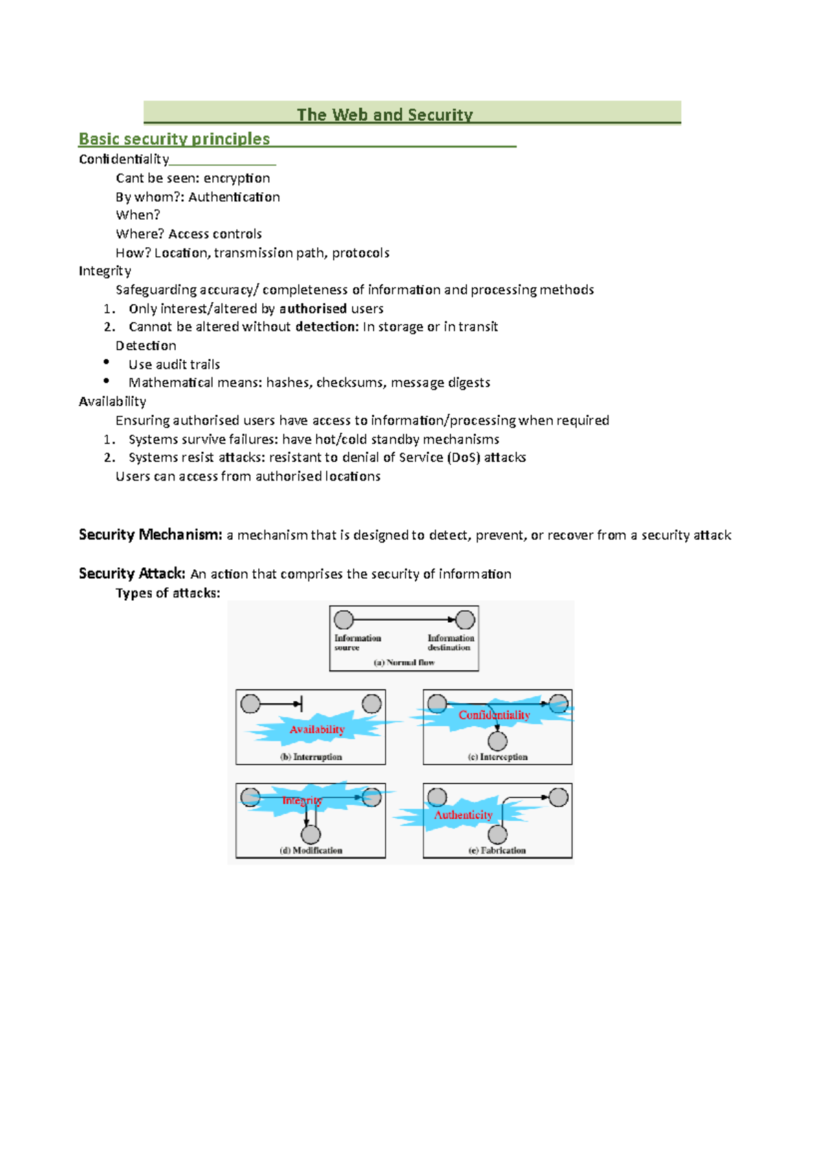Week 4 The Web and Security - The Web and Security _ Basic security ...