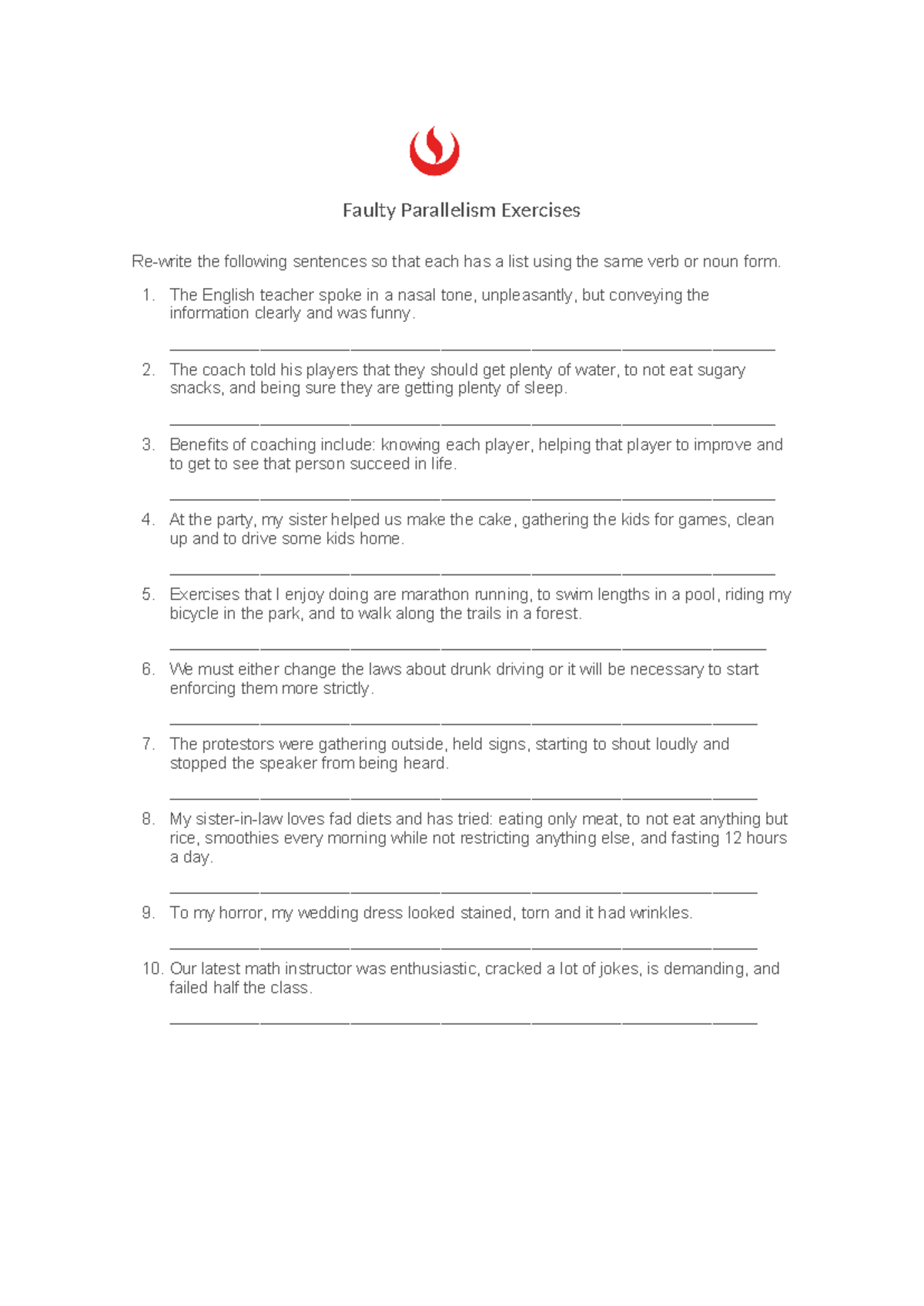10. Faulty Parallelism Exercises - Faulty Parallelism Exercises Re ...