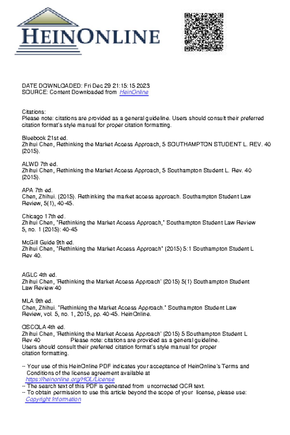 Southampton Student - DATE DOWNLOADED: Fri Dec 29 21:15:15 2023 SOURCE ...