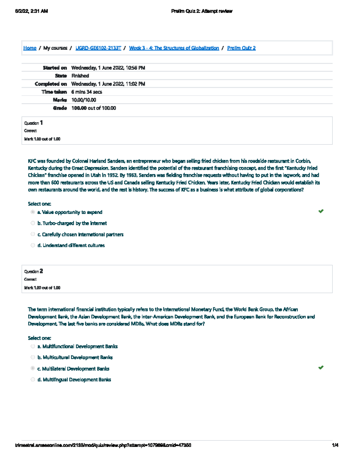 Prelim Q2 The Contemporary World - Business and marketing - Studocu