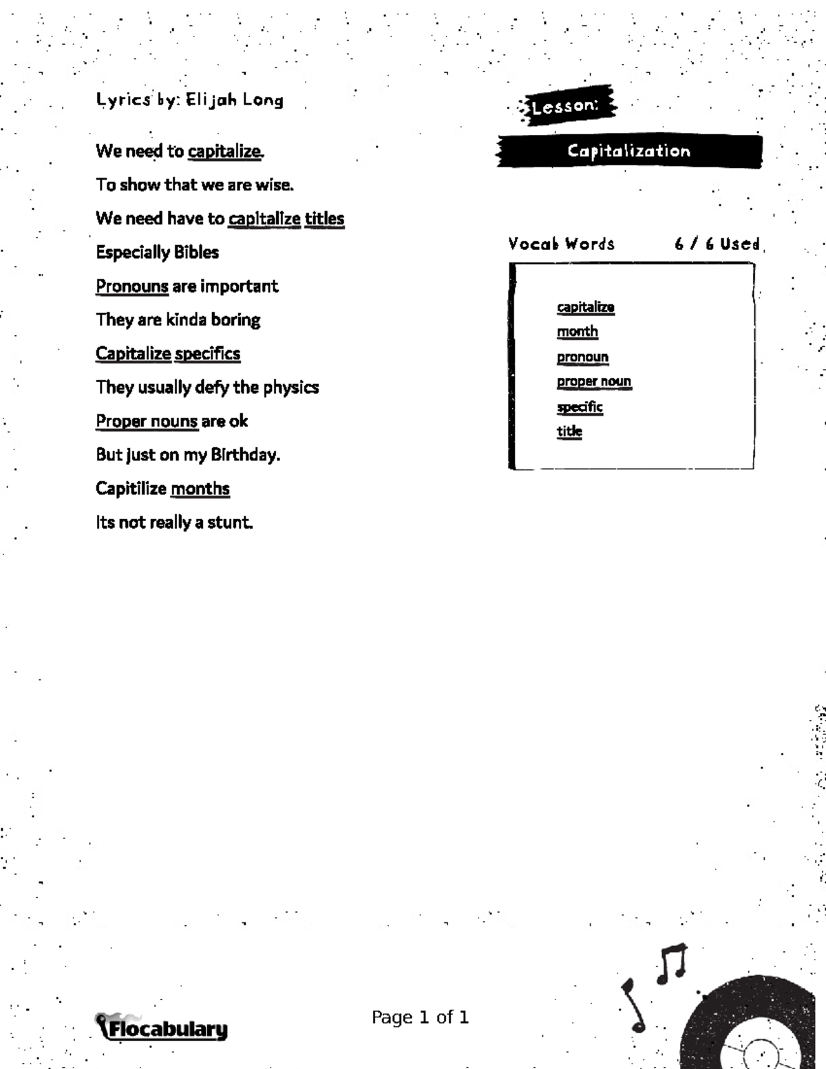 Lyric Lab by Elijah Long - Page 1 of - Studocu