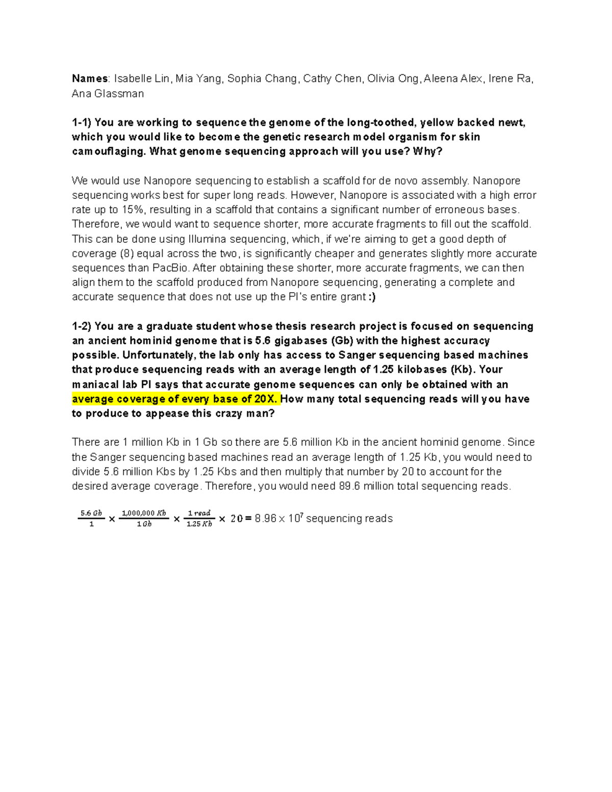 Questions 431 Practice Problems 1 - Names: Isabelle Lin, Mia Yang ...