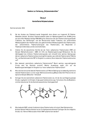 FRP and CRP - FRP and CRP - Professur Polymerchemie Prof. Michael ...