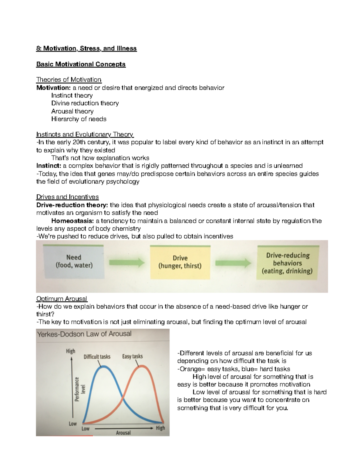 8 Motivation, Stress, and Illness - 8: Motivation, Stress, and Illness ...