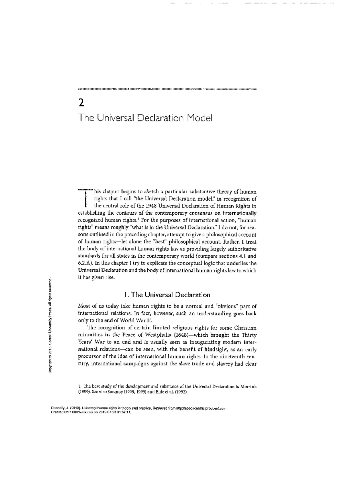 Donelly - The Universal Declaration Model Chapter 2 - N 2 The Universal ...