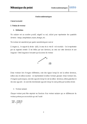 Exercices + correction de mécanique du point matériel - Universit ́e Cadi Ayyad Facult ́e des ...