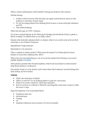 System disorder small bowel obstruction - ACTIVE LEARNING TEMPLATES ...