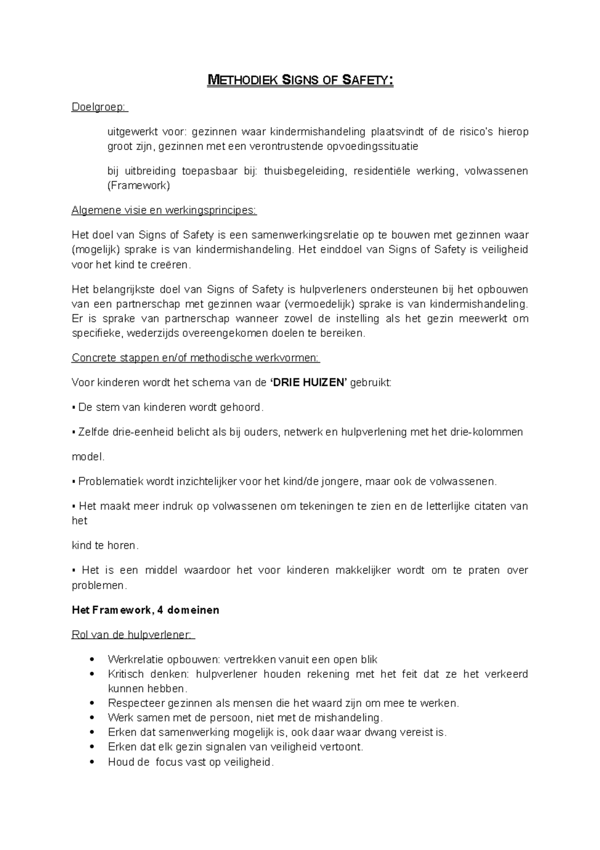 Signs of Safety methodiek en casus - kopie - METHODIEK SIGNS OF SAFETY ...