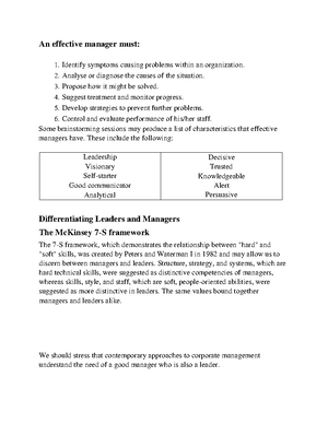 The Basics Of Business Management [ Introduction ]part 1 - PART l ...