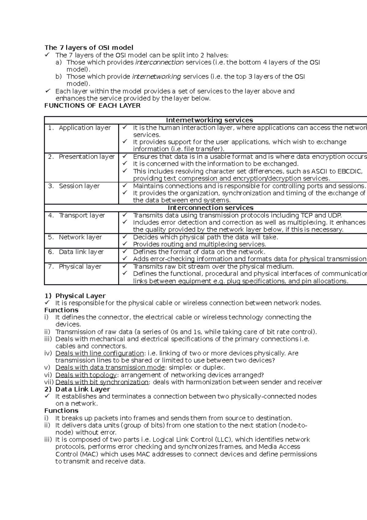 The 7 layers of OSI model - The 7 layers of OSI model The 7 layers of ...