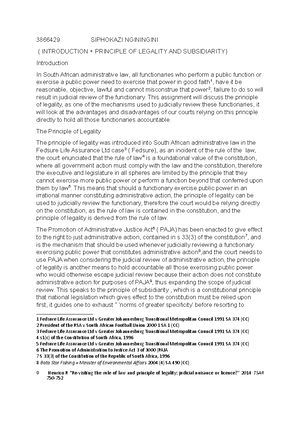 Fedsure cases - Case summaries needed for lectures - FEDSURE LIFE ...