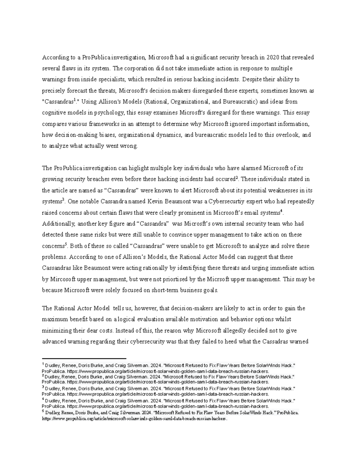 POL107 Take Home Essay - According to a ProPublica investigation ...