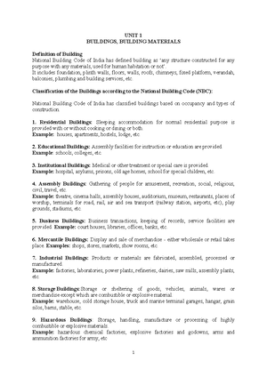 BCME UNIT 1 Q&A - QUESTIONS AND ANSWERS - BASIC CIVIL ENGINEERING ...