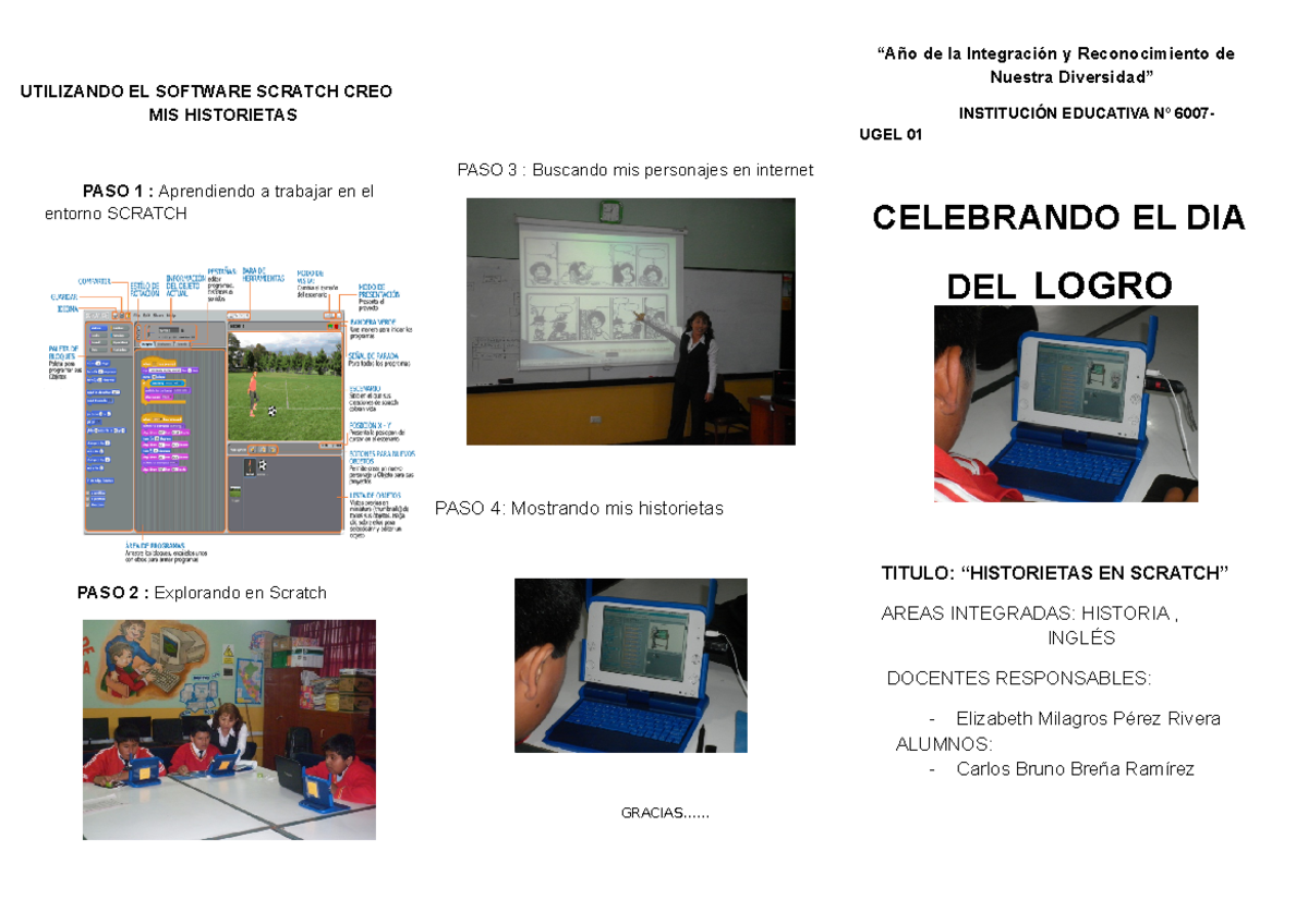 Utilizando EL Software Scratch CREO MIS - UTILIZANDO EL SOFTWARE ...