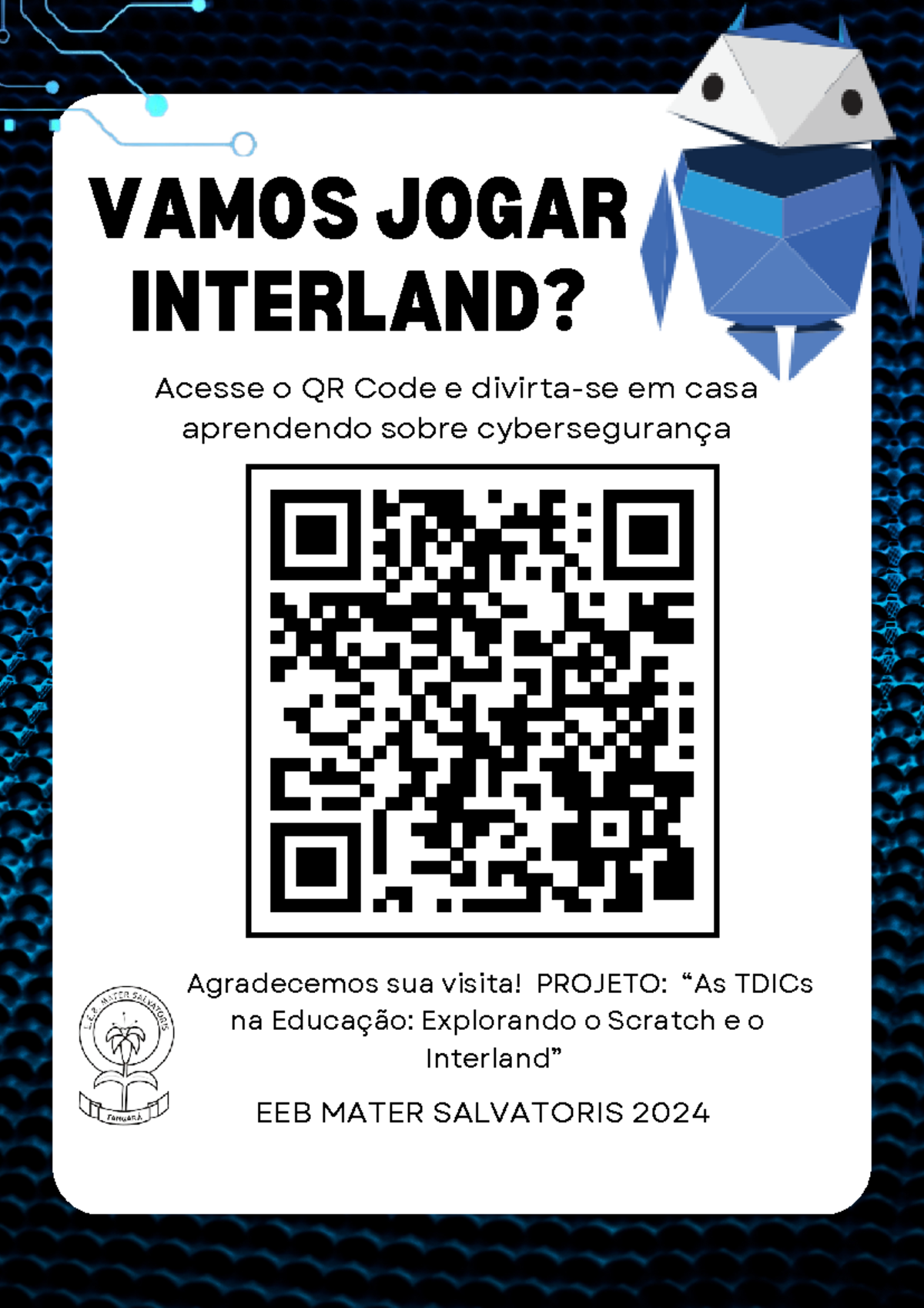 Qr code Interland - Tecnologia da Informação - VAMOS JOGAR INTERLAND ...