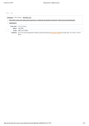 FAC1502 assessment 2 - FAC1502 - Studocu