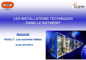 Les courants fort - Electricité Partie 1 : Les courants forts LES ...