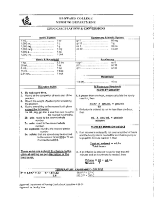 Drug-calculations - Math Practice Sheet for Nurses - DRUG-CALCS ...